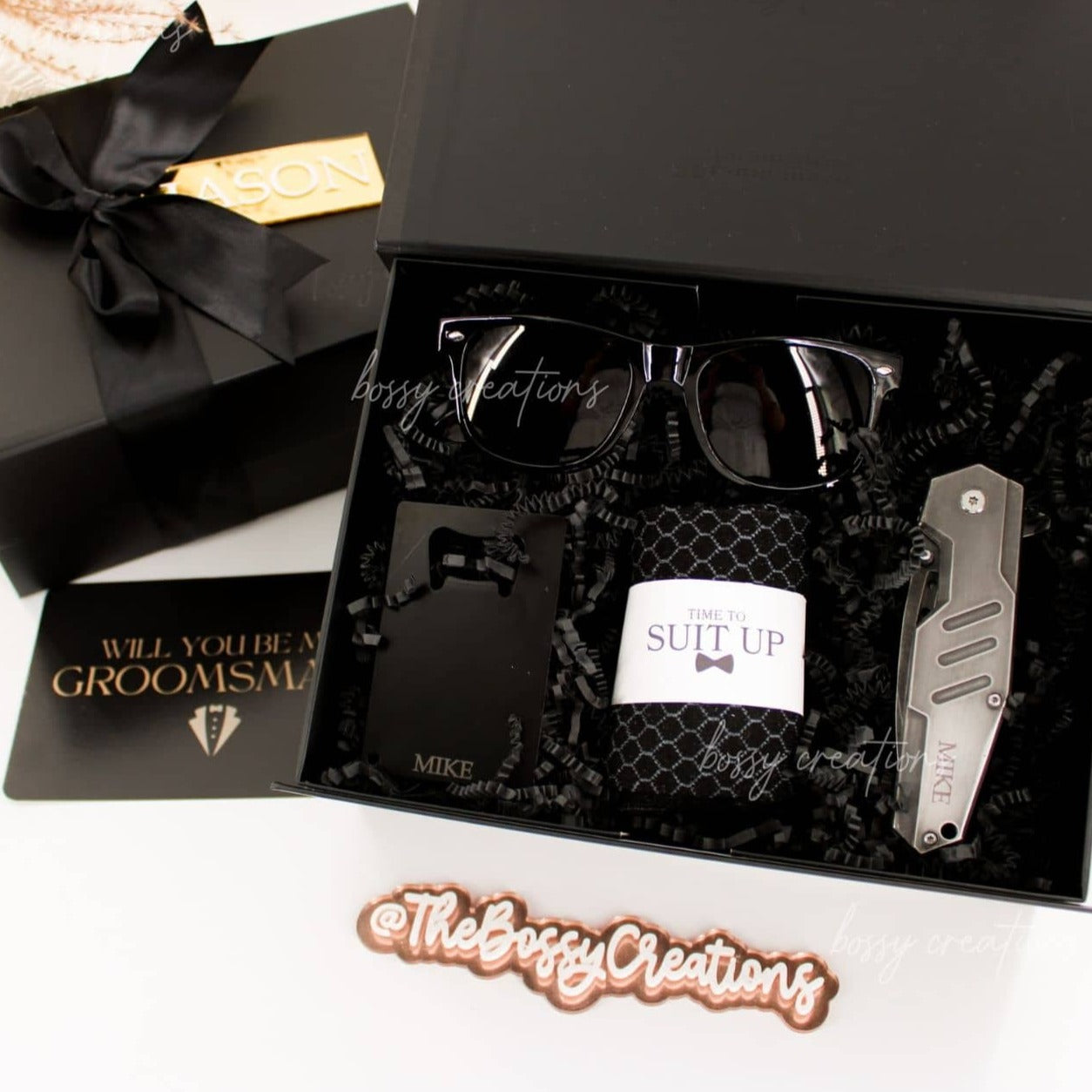 "Suit Up" Men's Gift Box – Bossy Creations