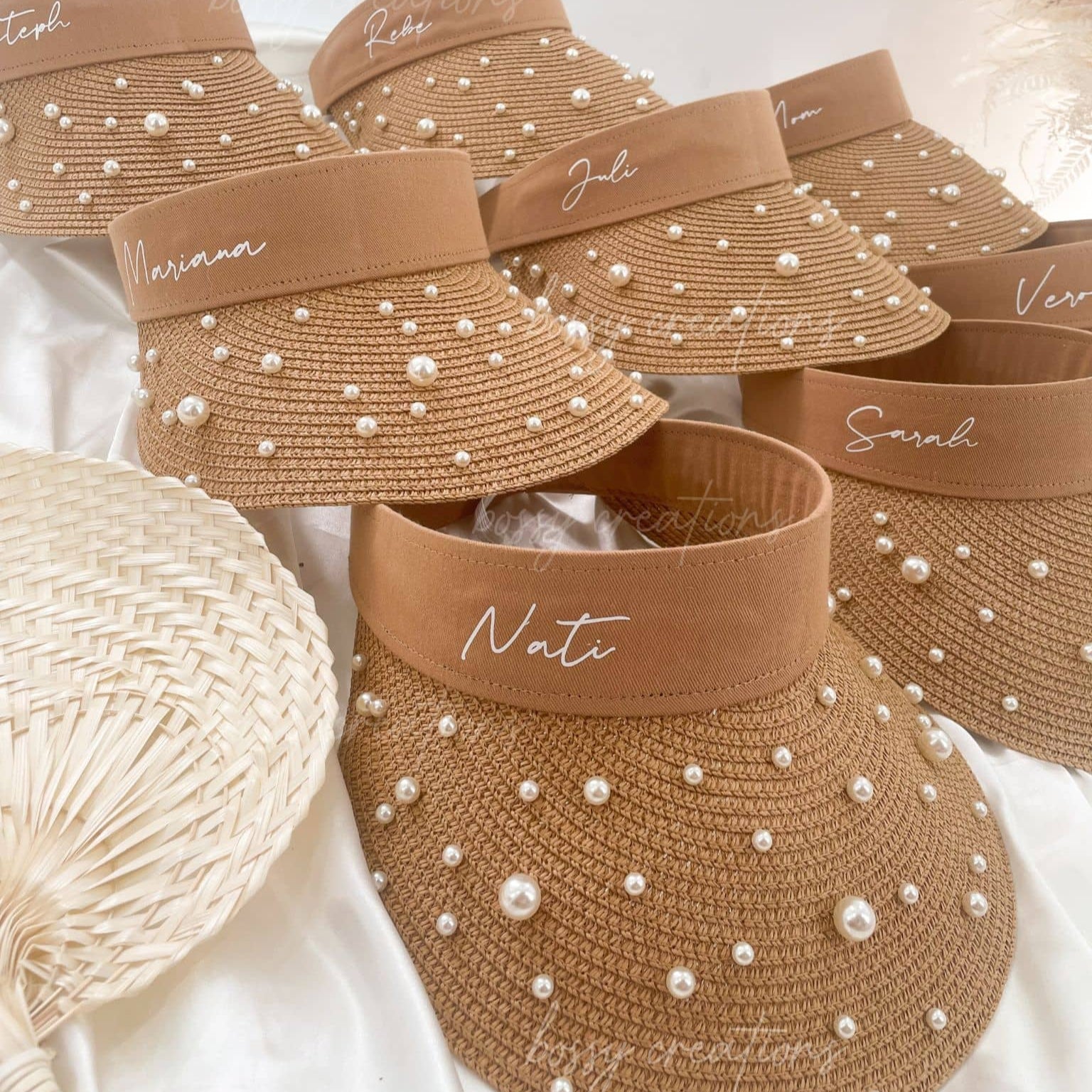 Bachelorette Personalized Sun Visor Hats – Bossy Creations